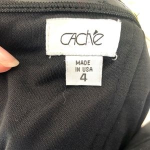 Cache | Dresses | Cache Trumpet Dress Black Formal Prom | Poshmark